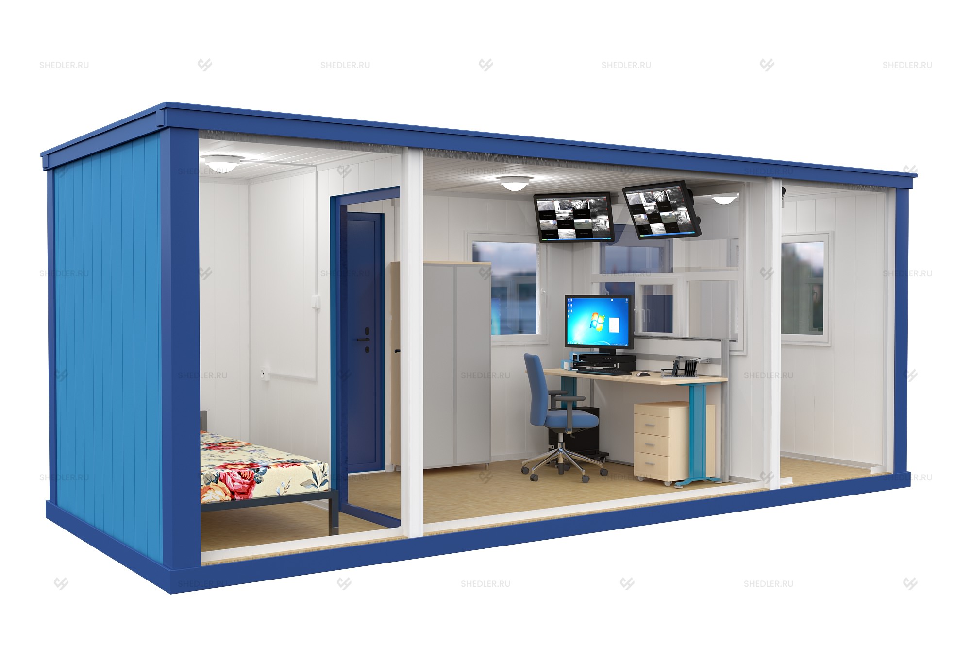 Купить модульную проходную | SHEDLER